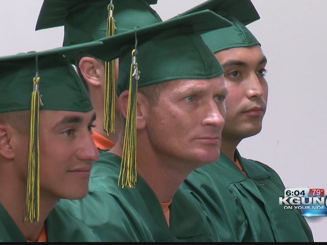 Prison inmates graduate High School