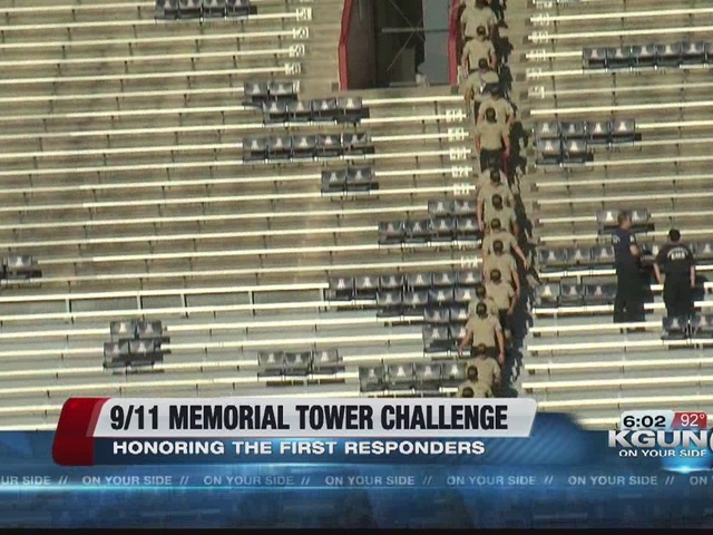 Emergency responders run 2,071 stairs for 9/11