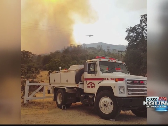 Douglas FD returns home from wildfire work
