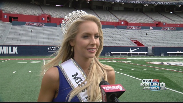 Newly crowned Miss Arizona USA uses past to motivate children to follow ...