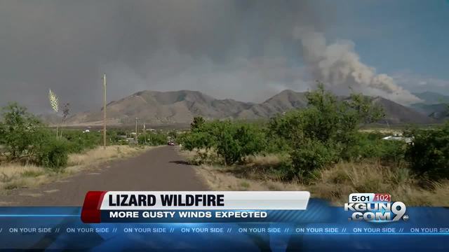 Lizard Fire containment at 15 percent