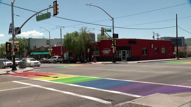 Rainbow crosswalks installed on Fourth Avenue - KGUN9.com