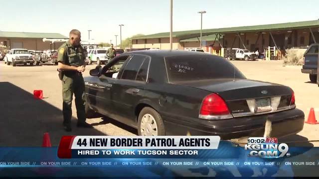 44 new Border Patrol agents to work Tucson Sector - KGUN9.com