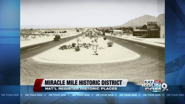 Miracle Mile corridor listed in National Register of Historic Places ...