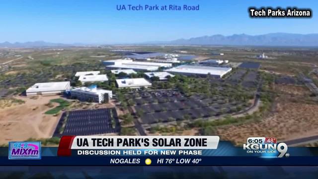 Experts to discuss new phase of UA Tech Park's Solar Zone - KGUN9.com