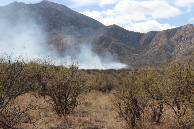 Several agencies respond to brush fire in Box Canyon - KGUN9.com