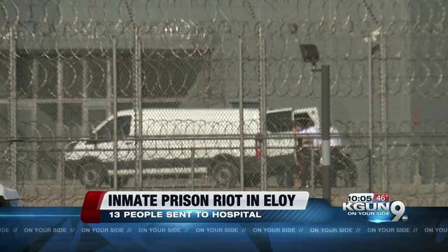 Thirteen injured during riot at Red Rock Correctional Center in Eloy ...